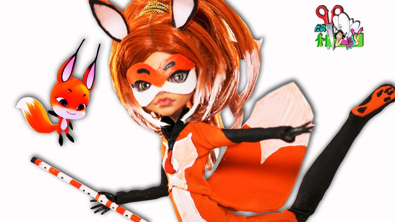 РЕНА РУЖ / КУКЛА ООАК ч.2 / АУТФИТ/ ЛЕДИ БАГ И СУПЕР-КОТ / Miraculous ...