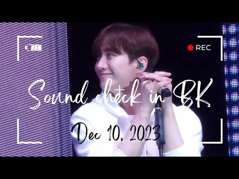 [Subtitles] Soundcheck in BK 231210 - YouTube