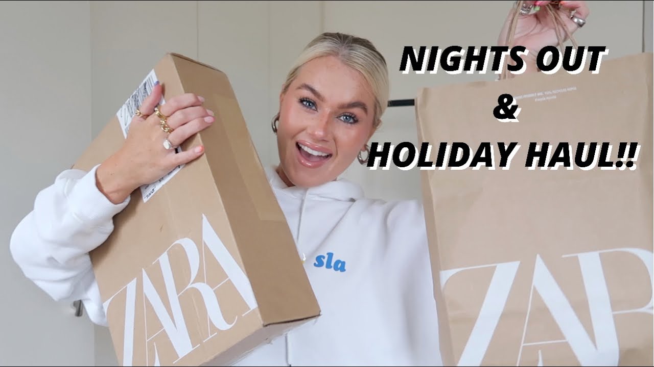 NEW ZARA HAUL!! NIGHT OUT OUTFITS, HOLIDAY LOOKS, AW TRANSITIONAL ...