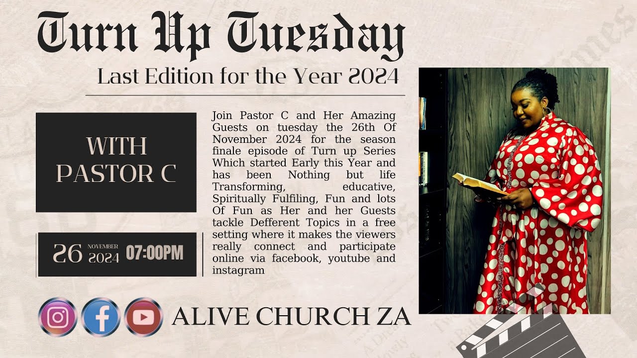 TURN-UP TUESDAY (SEASON FINALE) WITH PASTOR C - YouTube