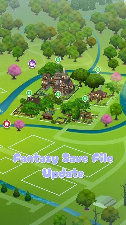 Demolishing Every Build In The Sims 4 To Make A Fantasy Save File #sims4 - YouTube