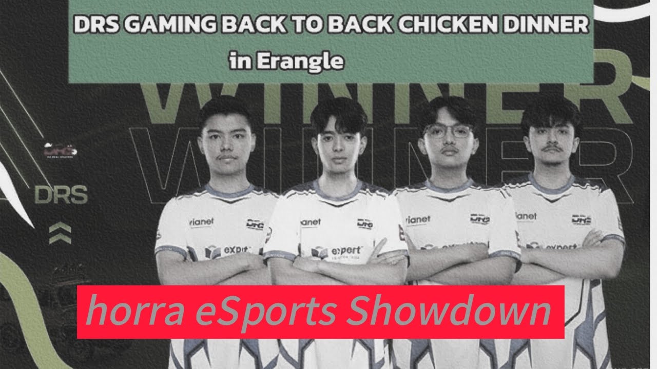DRS GAMING CHICKEN DINNER Horra eSports Showdown Grand final - YouTube