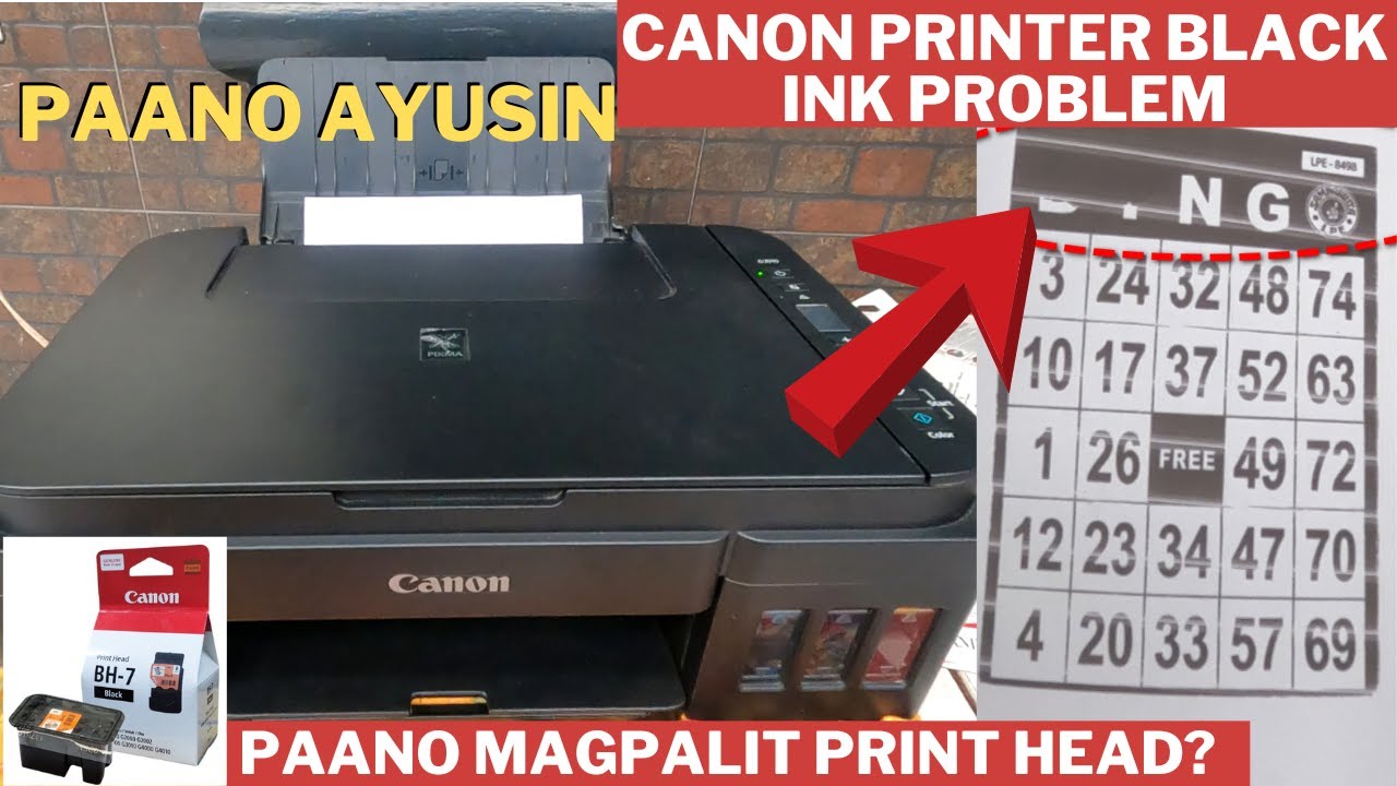 PAANO AYUSIN CANON PRINTER G2010 BLACK INK PROBLEM PAANO MAGPALIT NG paano-ayusin-canon-printer-g2010-black-ink-problem-paano-magpalit-ng