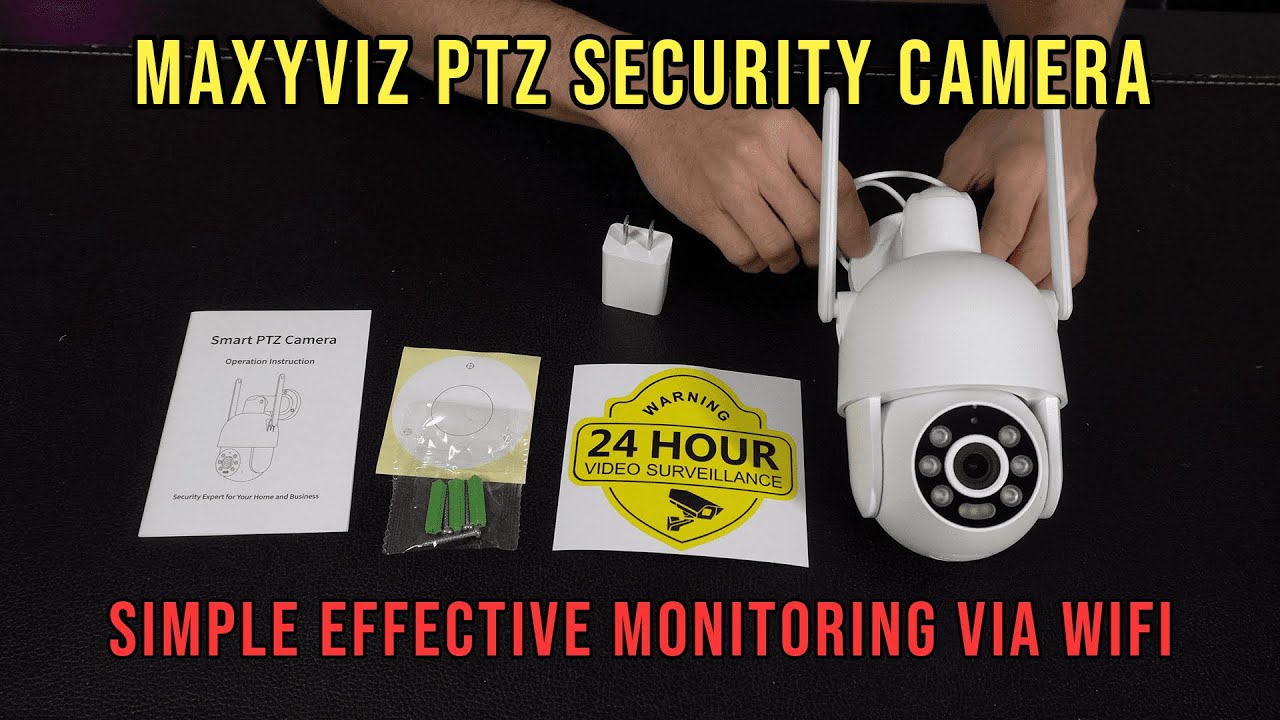 MAXIVIZ 2K Security Cameras Outdoor, 360° PTZ Cameras for Home Security ...