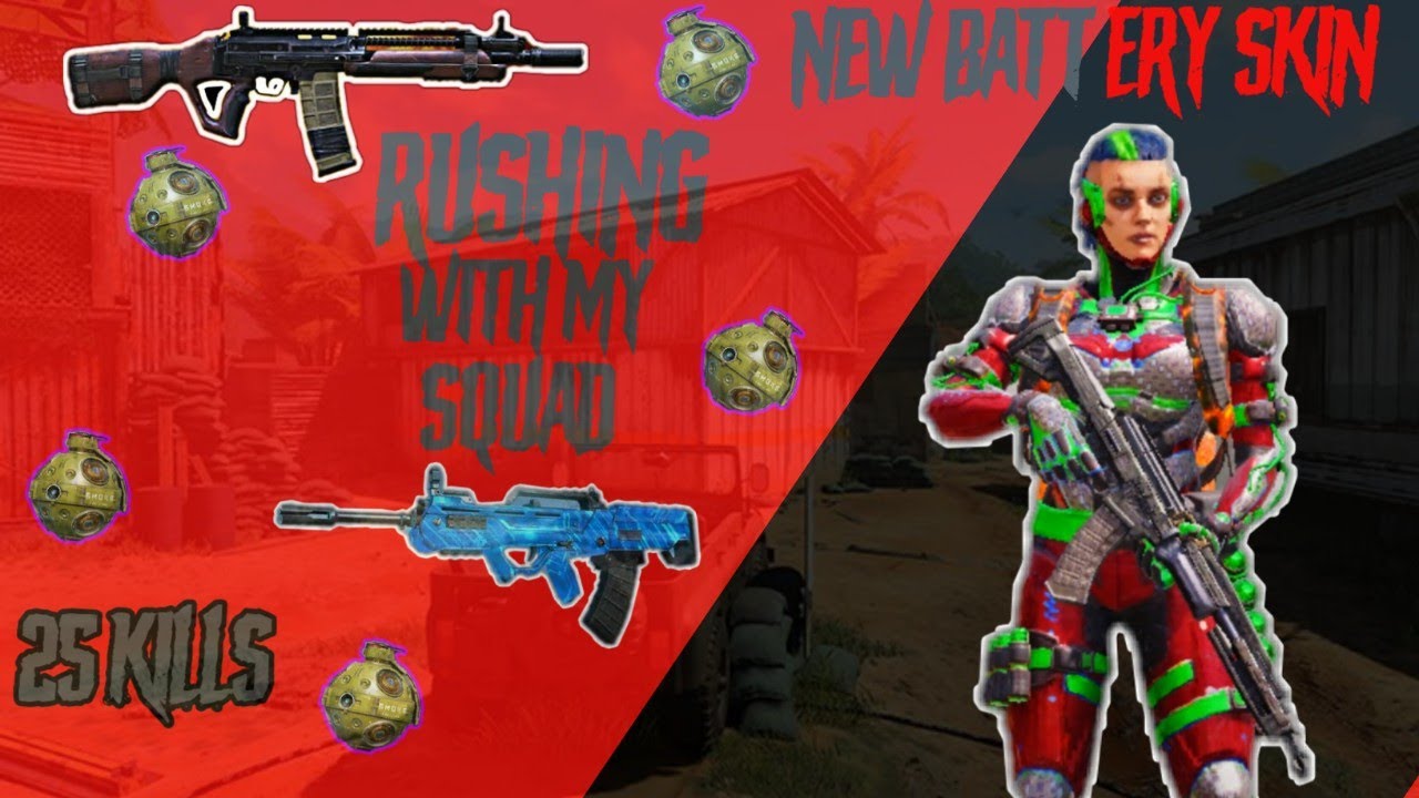 RUSH GAMEPLAY|PLAYING SQUADS|BATTLE ROYALE|RANKED MATCH|11KILLS# ...