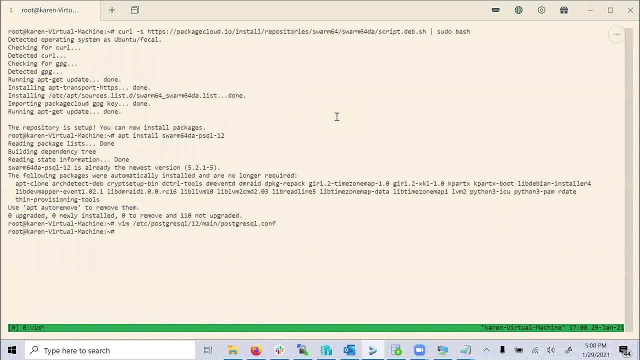 Installing Swarm64 DA into an existing PostgreSQL database - YouTube