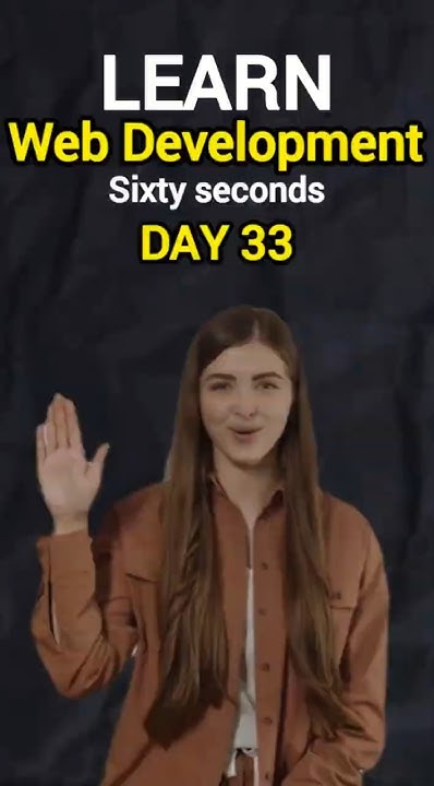 Learn Web Development series Day 33 | #codingseries #html #css #webdevelopment #programming ...