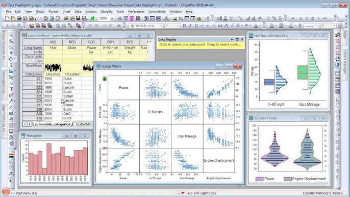 Originlab Pro OriginLab® Introduction To Origin