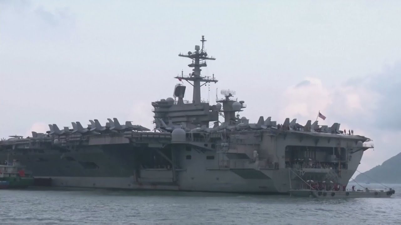 美항모 루스벨트호 SOS…"150~200명 감염" / 연합뉴스TV (YonhapnewsTV) - YouTube