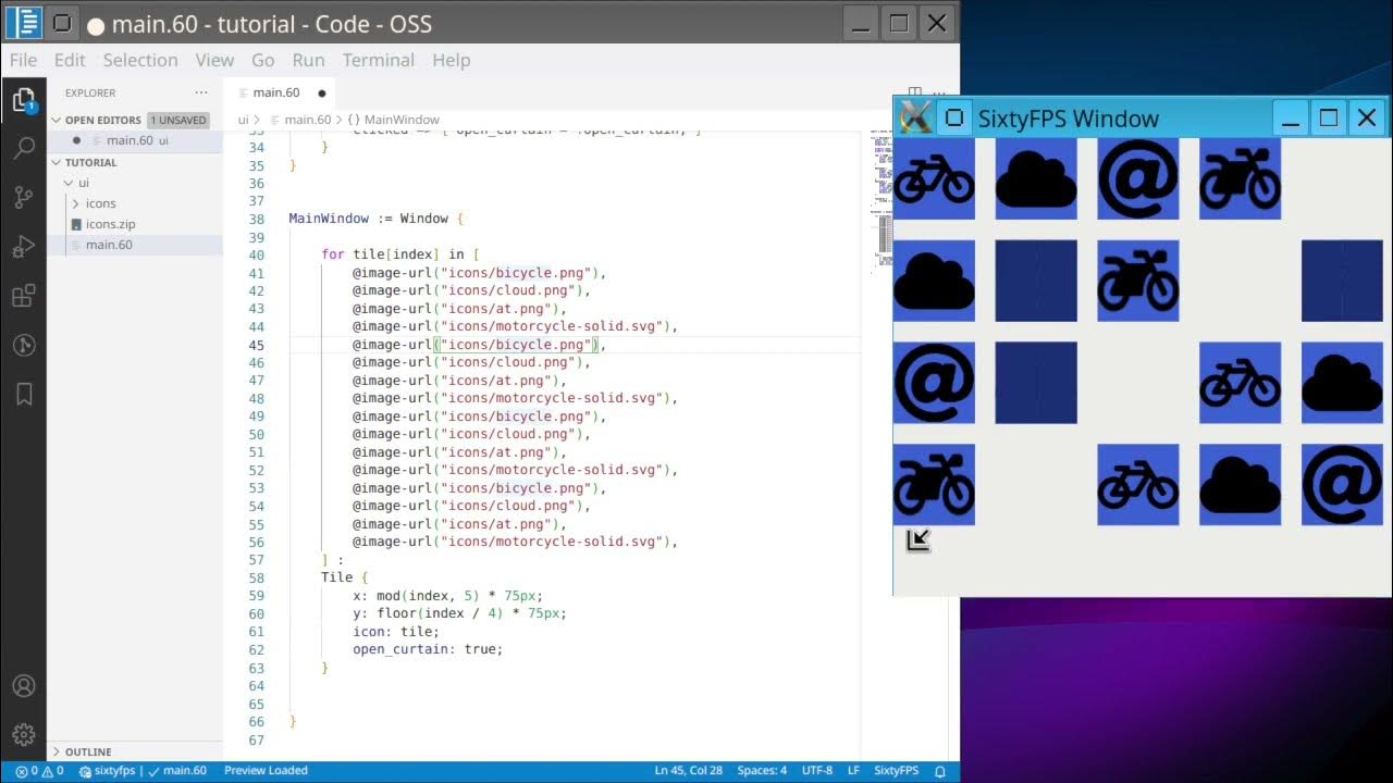 Intro tutorial to SixtyFPS with the memory example in Rust and C++ - YouTube