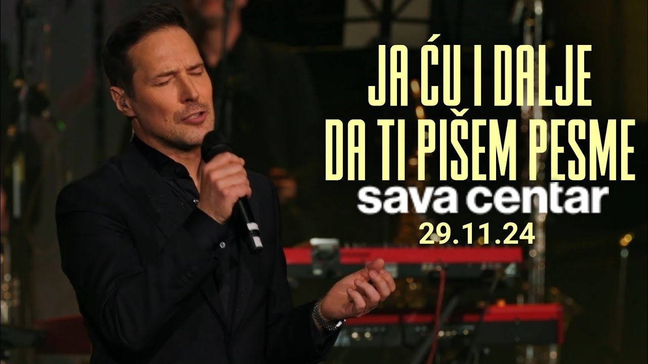 PEDJA JOVANOVIC - JA CU I DALJE DA TI PISEM PESME (SAVA CENTAR 29.11.24 ...