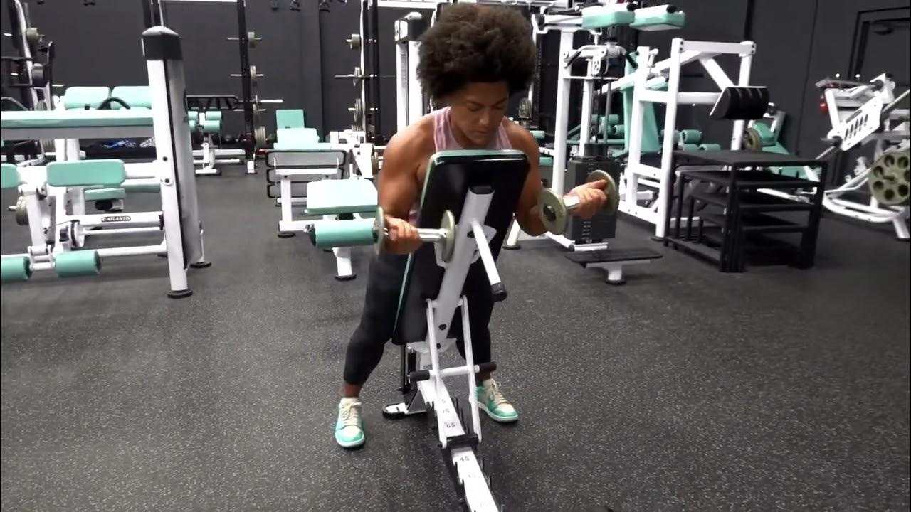 Curl - Prone - 55˚ Incline - DB - Offset - YouTube