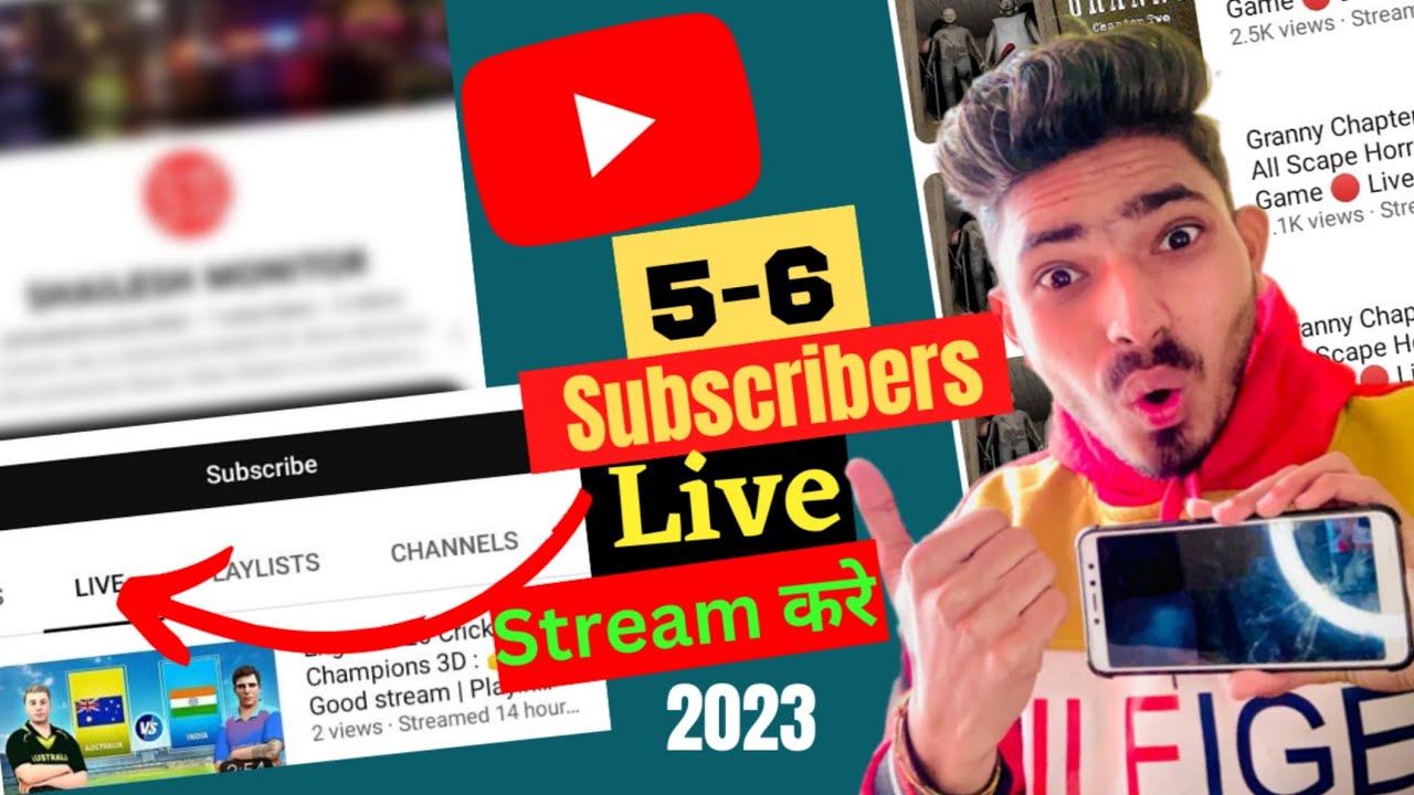 Youtube Par Live Stream Kaise Kare 0 Subscribe // how to enable live ...