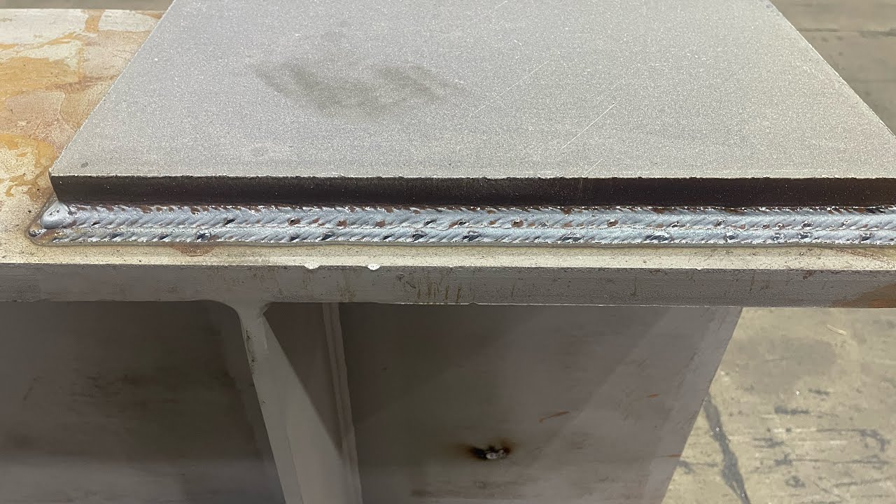 How to weld a 3/8 MiG Weld - YouTube