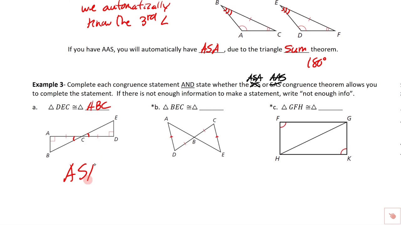 11 5 ASA AAS Triangle Congruence YouTube 11-5-asa-aas-triangle-congruence-youtube