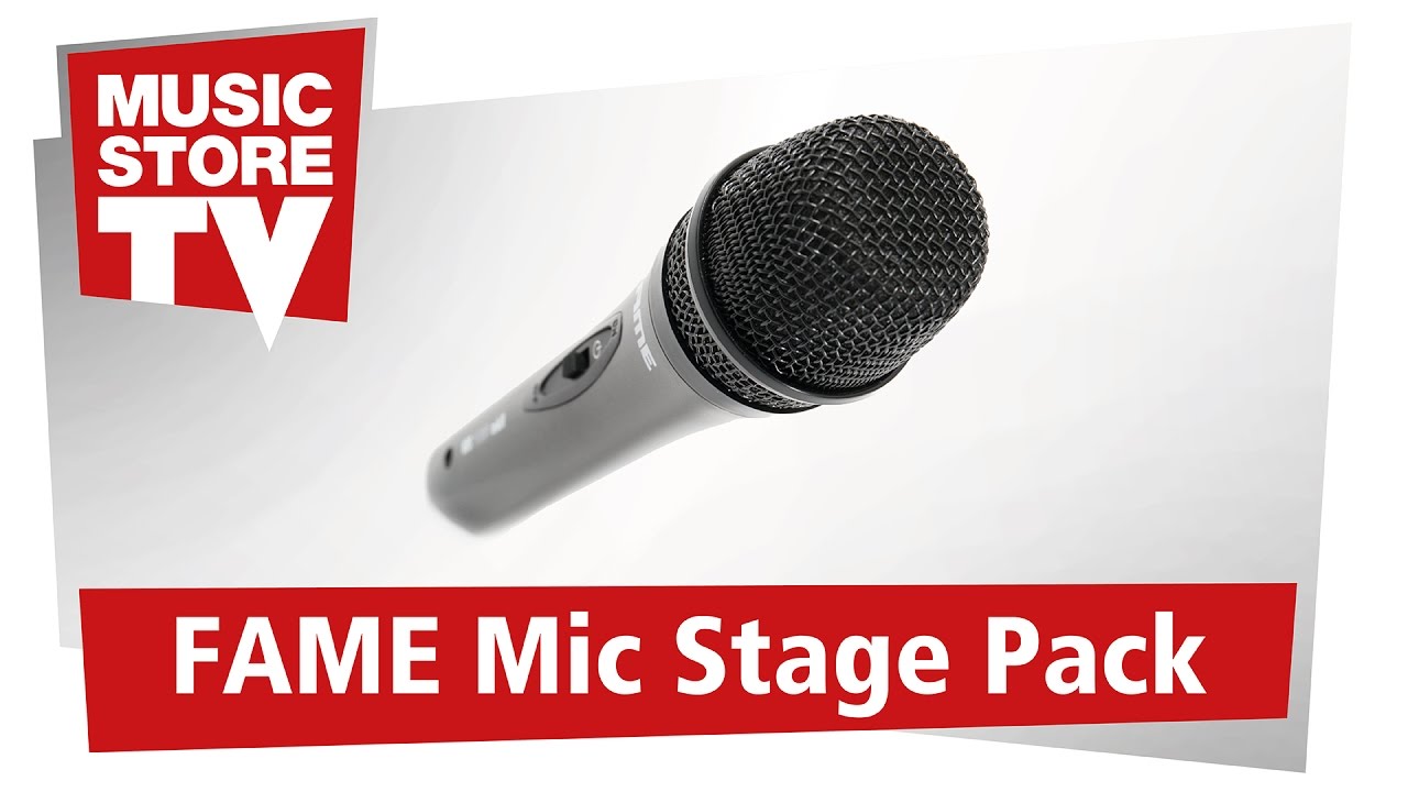 FAME MIC Stage-Pack das Komplett-Paket für Bühne und Proberaum - YouTube