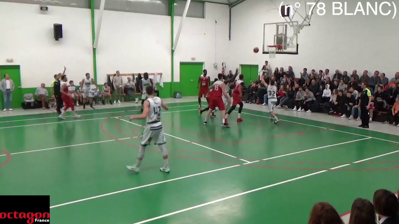 Arsone MENDY (n° 78 BLANC) ESMS AGEN NM2 7 12 2019 - YouTube