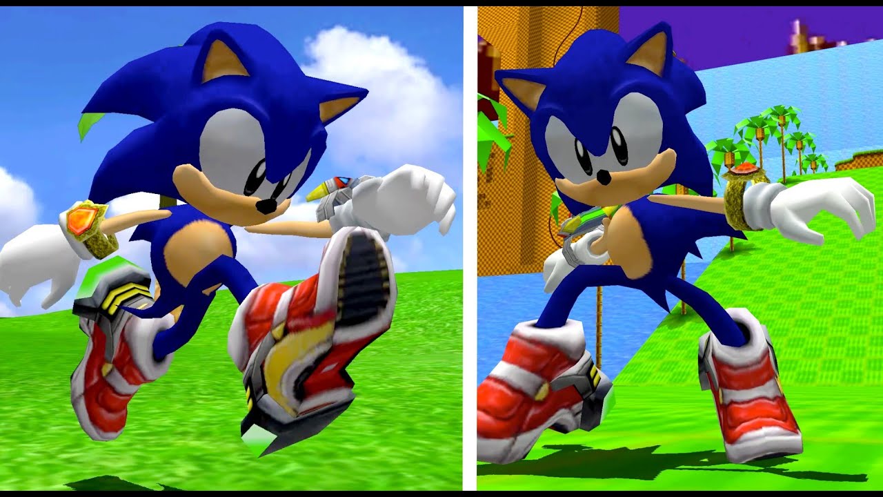 Classic Modern Sonic in Sonic Adventure 2 - YouTube