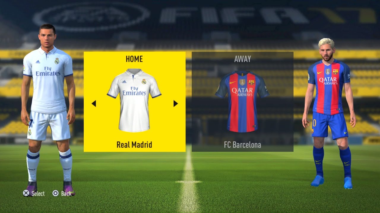 FIFA 17 (2017) - FC Barcelona vs Real Madrid - Gameplay PS3 HD [RPCS3 ...