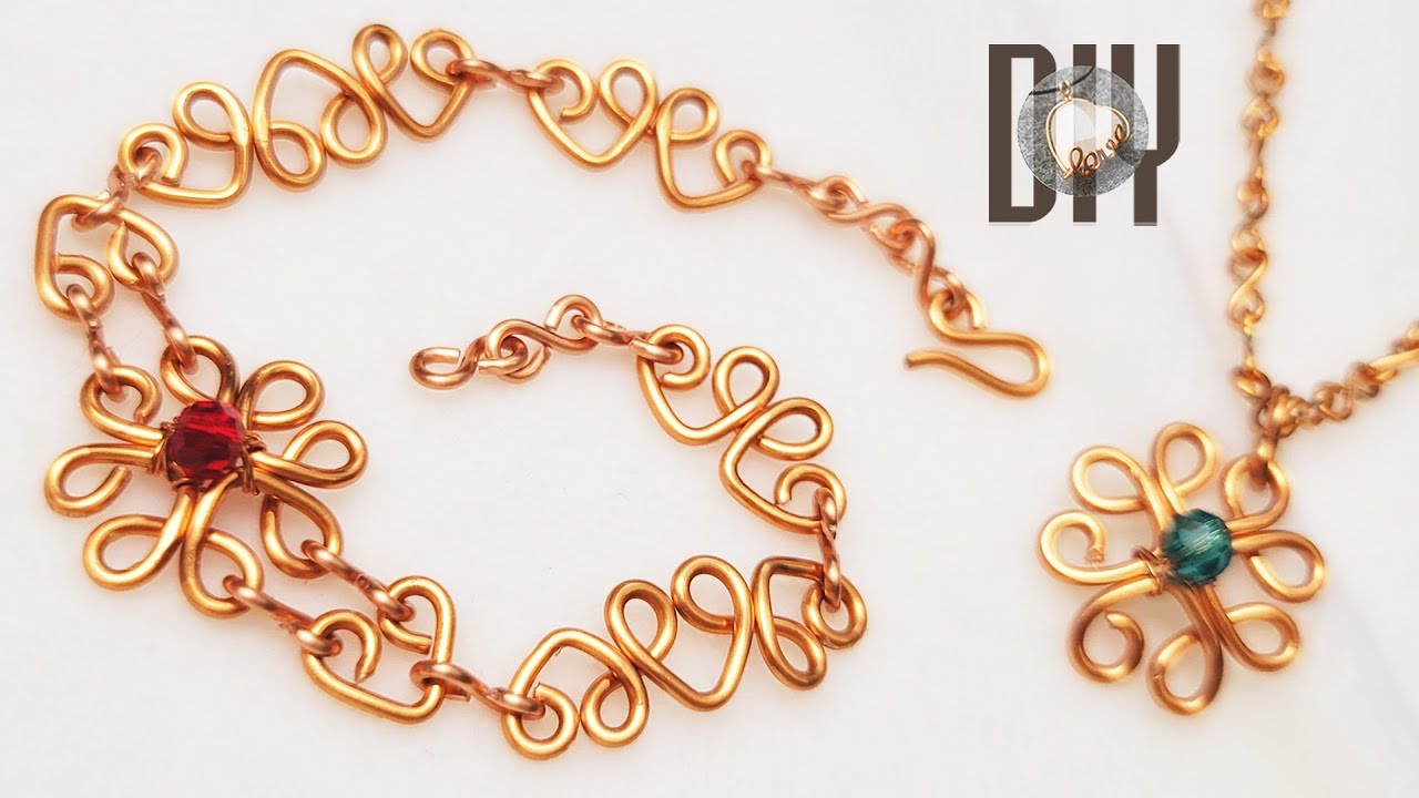 Heart Chain | 4-leaf clover | Pendant | bracelet @LanAnhHandmade 912 ...