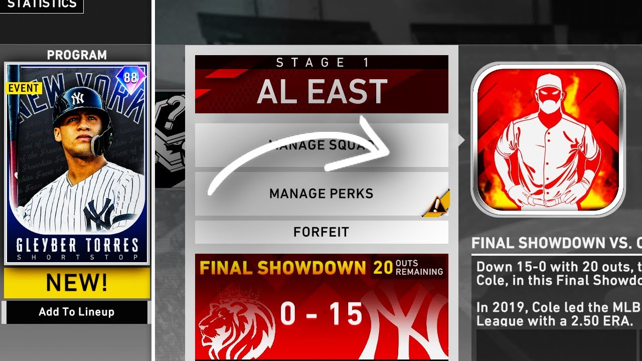 Complete Guide To AL East Showdown Get Your Face Of The Franchise/Team ...