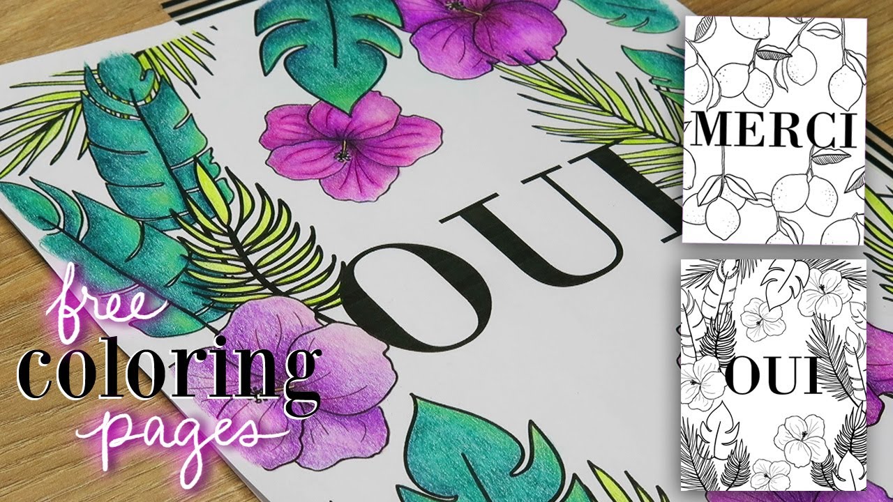 Free Adult Coloring Pages Coloring Tips And Tricks YouTube Free Adult Coloring Pages Coloring Tips And Tricks YouTube