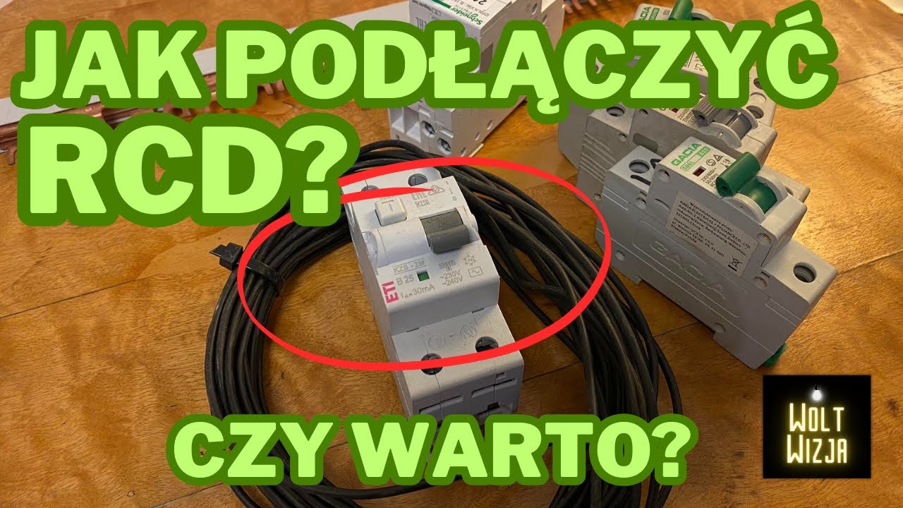 Jak podłączyć różnicówkę, RCD? Jak działa, po co stosować? Czy warto? - YouTube