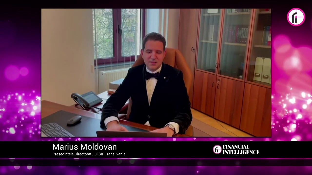 Marius MOLDOVAN, SIF Transilvania, la Gala Financial Intelligence ...