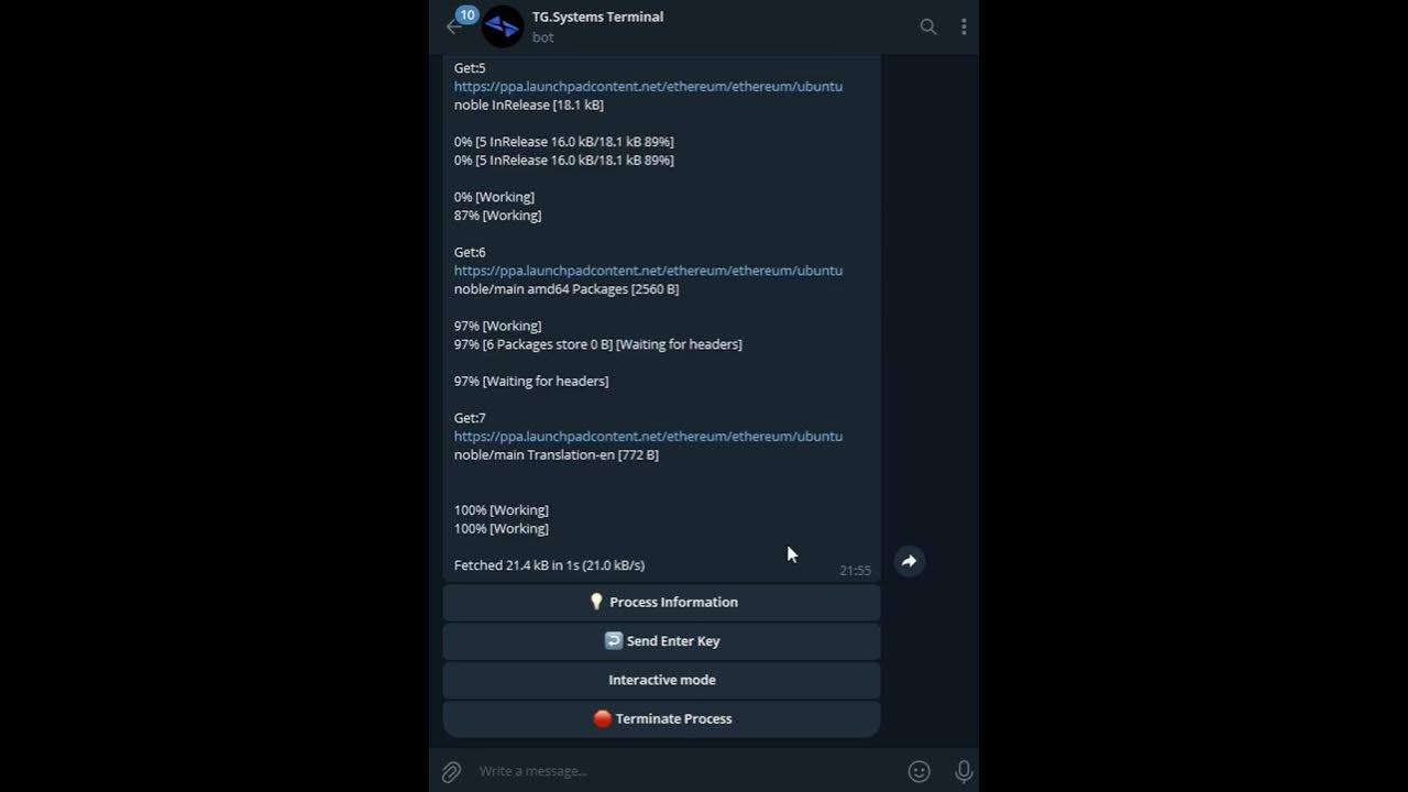 TG.Systems | Demo Video #1 | Running Ethereum Nodes Using TG.Systems Terminal. - YouTube