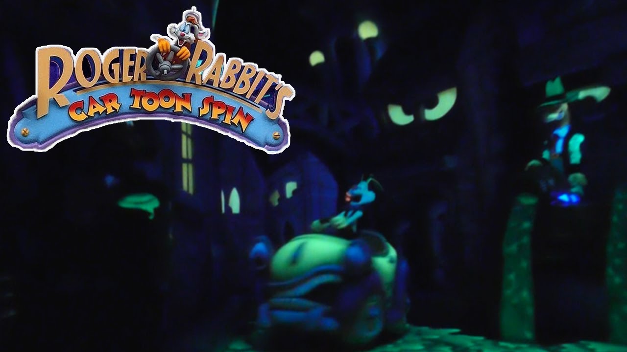 Roger Rabbits Car Toon Spin - Full On ride POV | Disneyland California ...