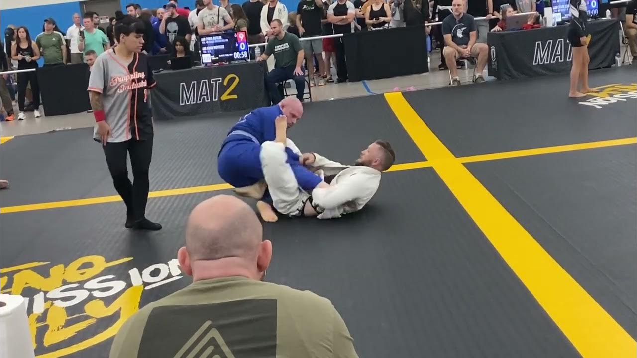 Grappling Industries, Minnesota, Gi, Blue Belt, 215+, 30+, Match 2 - YouTube