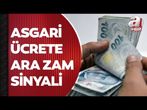 Asgari ücret zammı ne kadar olacak? Asgari ücrete Temmuz'da ara zam geliyor! | A Haber