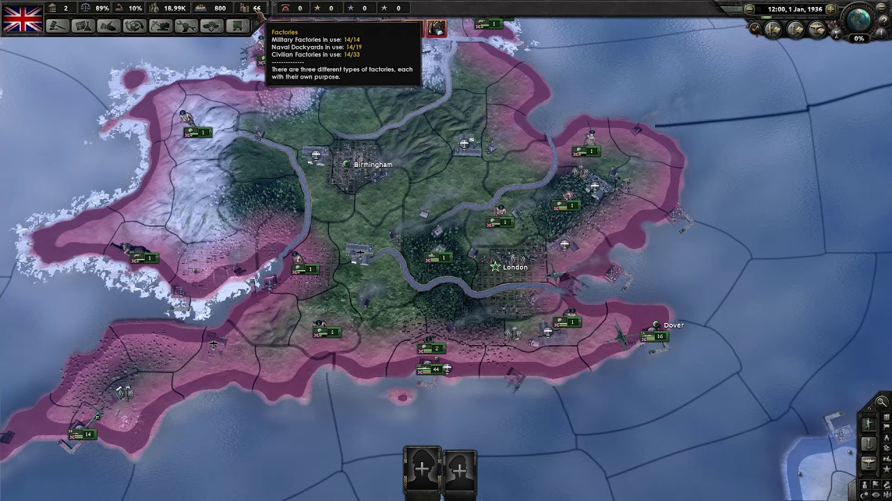 Hearts of Iron 4 Strategien - England - YouTube