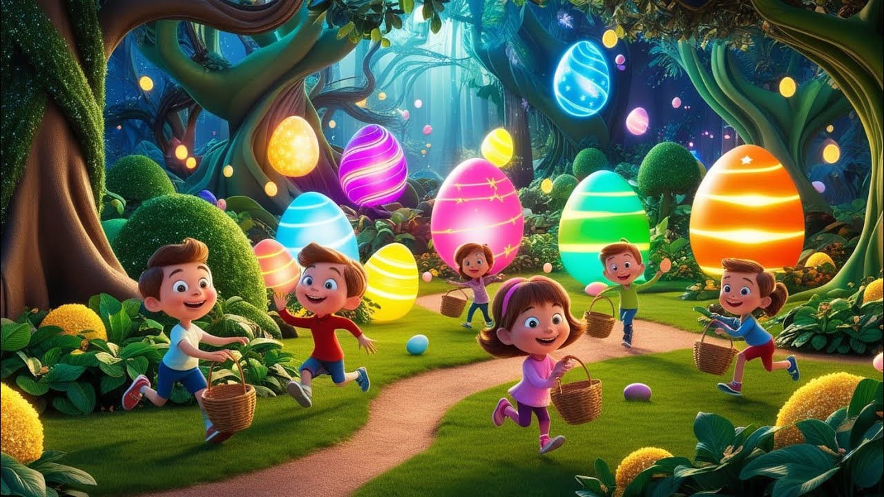 "🥚🎶 Epic Easter Egg Song for Kids! Sing Along with Fun Nursery Rhymes 🎵 ...