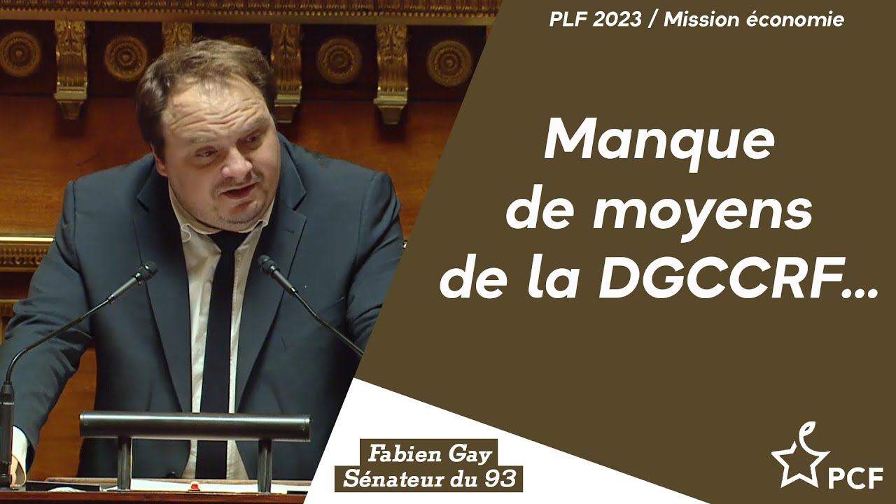 "La DGCCRF n'a pas les moyens pour assurer ses missions !" - YouTube