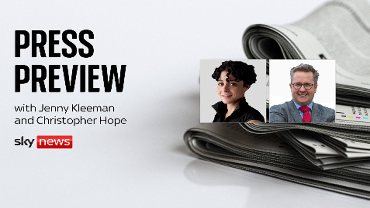 Press Preview: A look at Wednesday's front pages - YouTube