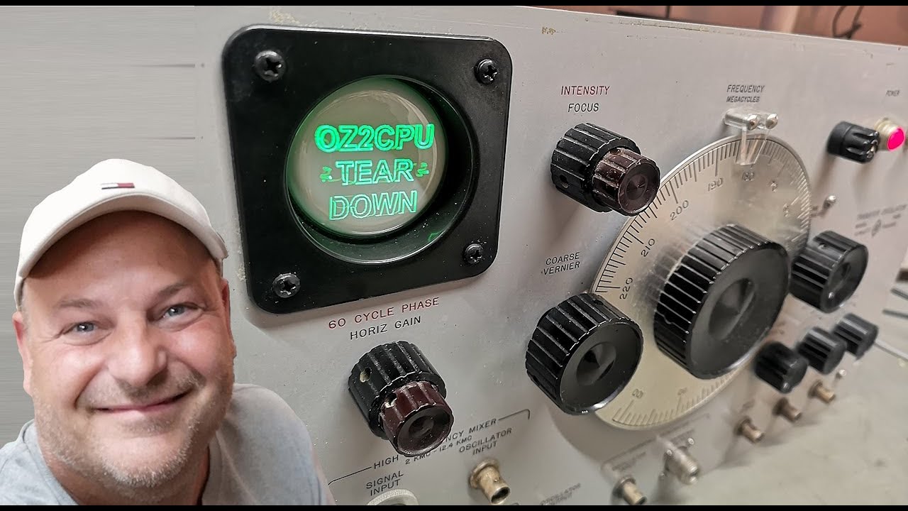 HP 540B Transfer Oscillator 10MHz to 12GHz 1960 test teardown - YouTube