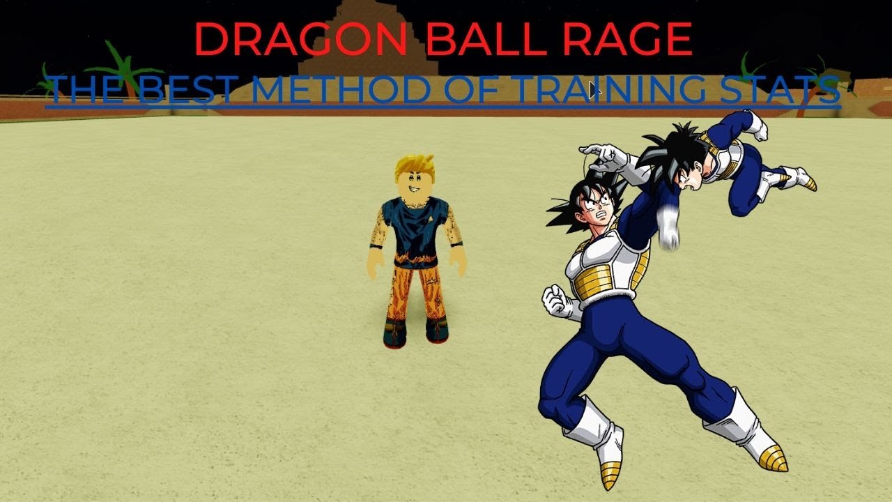 Roblox Dragon Ball Rage The Best Method Of Training Stats - YouTube