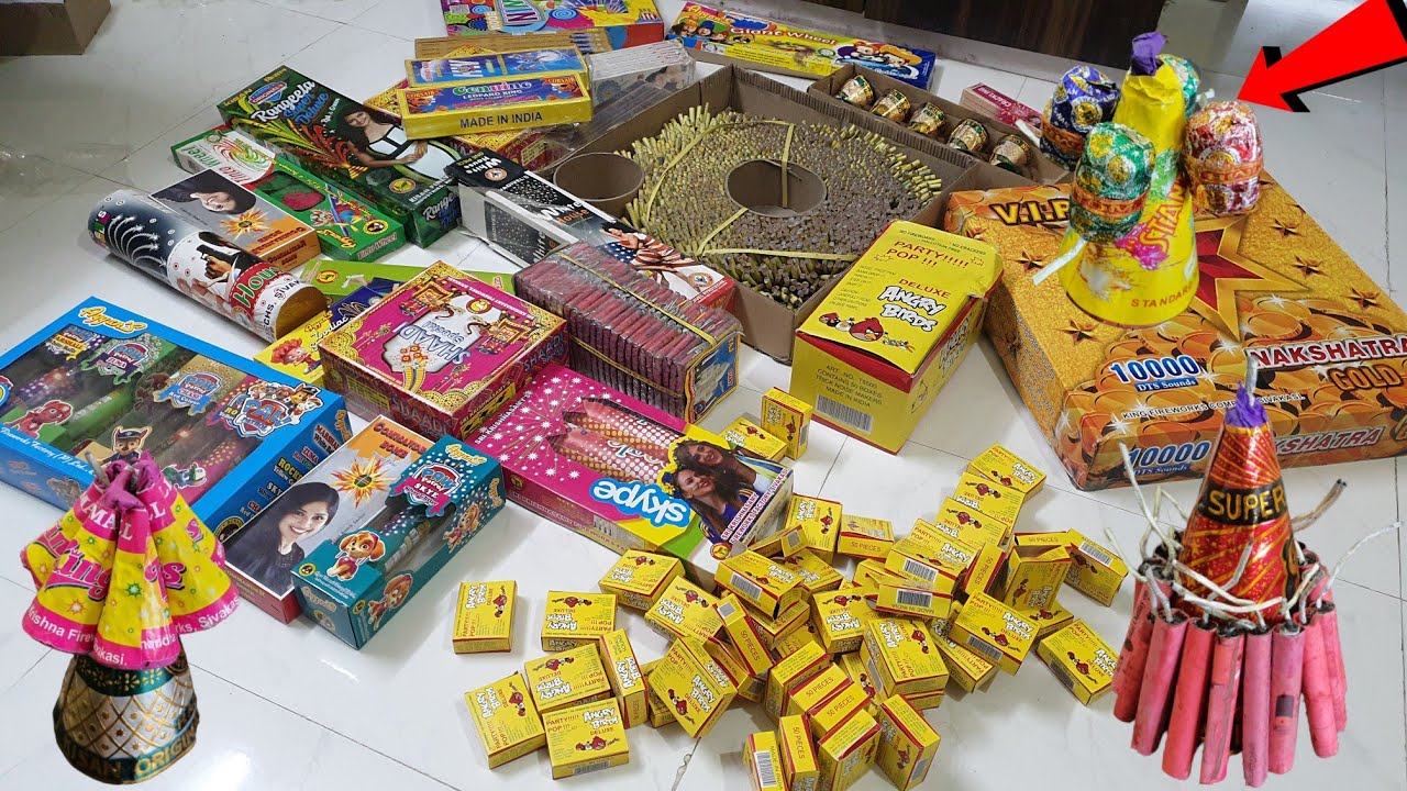 Testing Unique Crackers Anar Cracker Bijli Fireworks Testing Skyshots ...