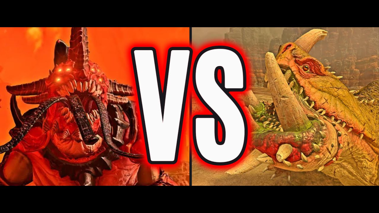 Slaughterbrute VS Toad Dragon in Warhammer Total War 3! Who will win ...