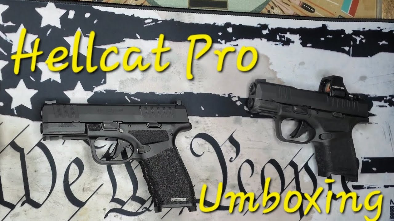 Springfield Armory Hellcat Pro unboxing - YouTube
