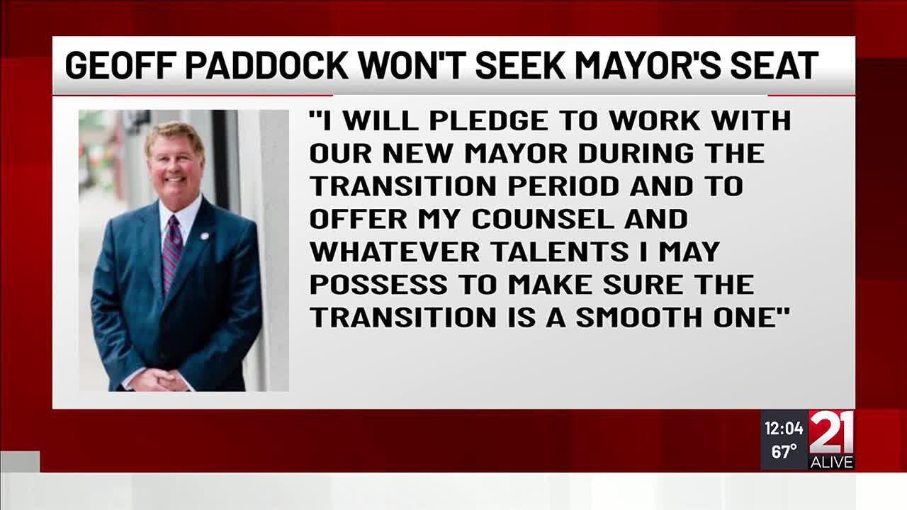 Councilman Geoff Paddock explains decision to not join mayoral race ...