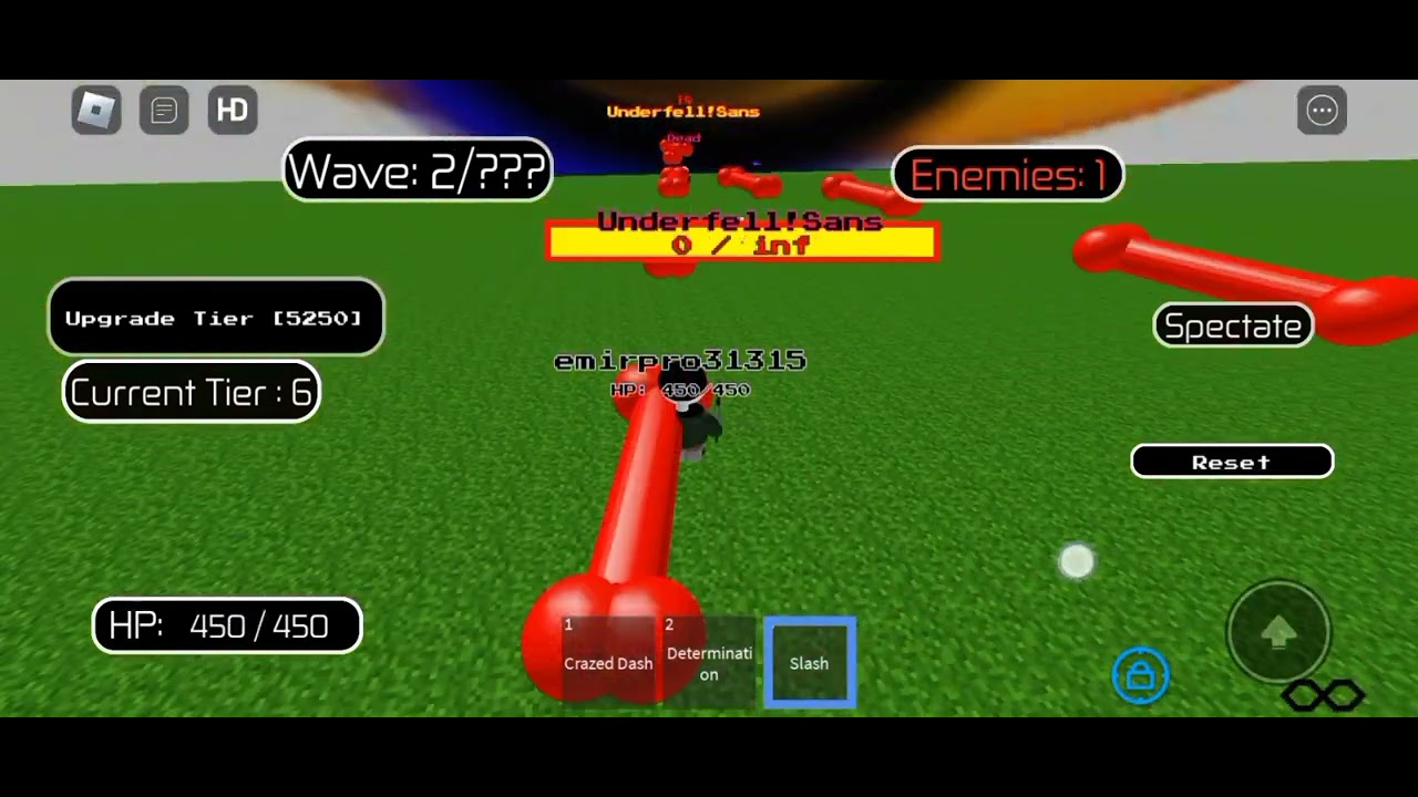 undertale funni ops: dust!insanity showcase - YouTube