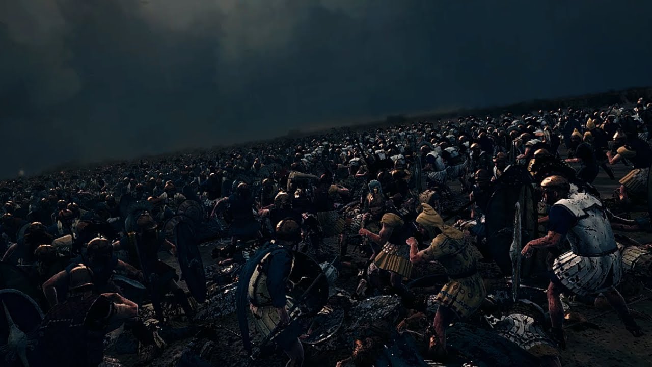 Corinth vs Athens Total War : Rome 2 Cinematic Battle - YouTube