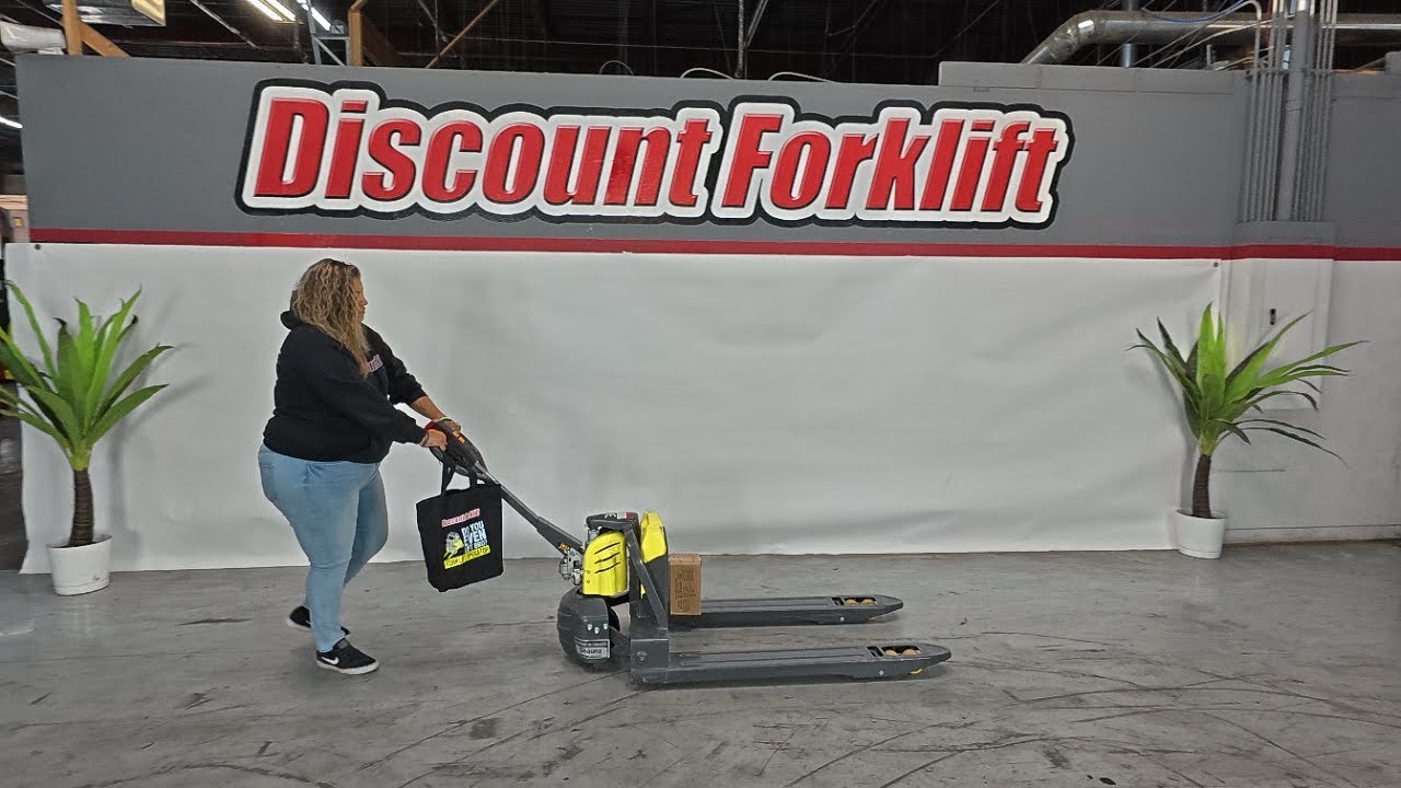 LIFT HERO SL20L3 4,500lb Electric #1695 - Pallet Jack for Sale - YouTube