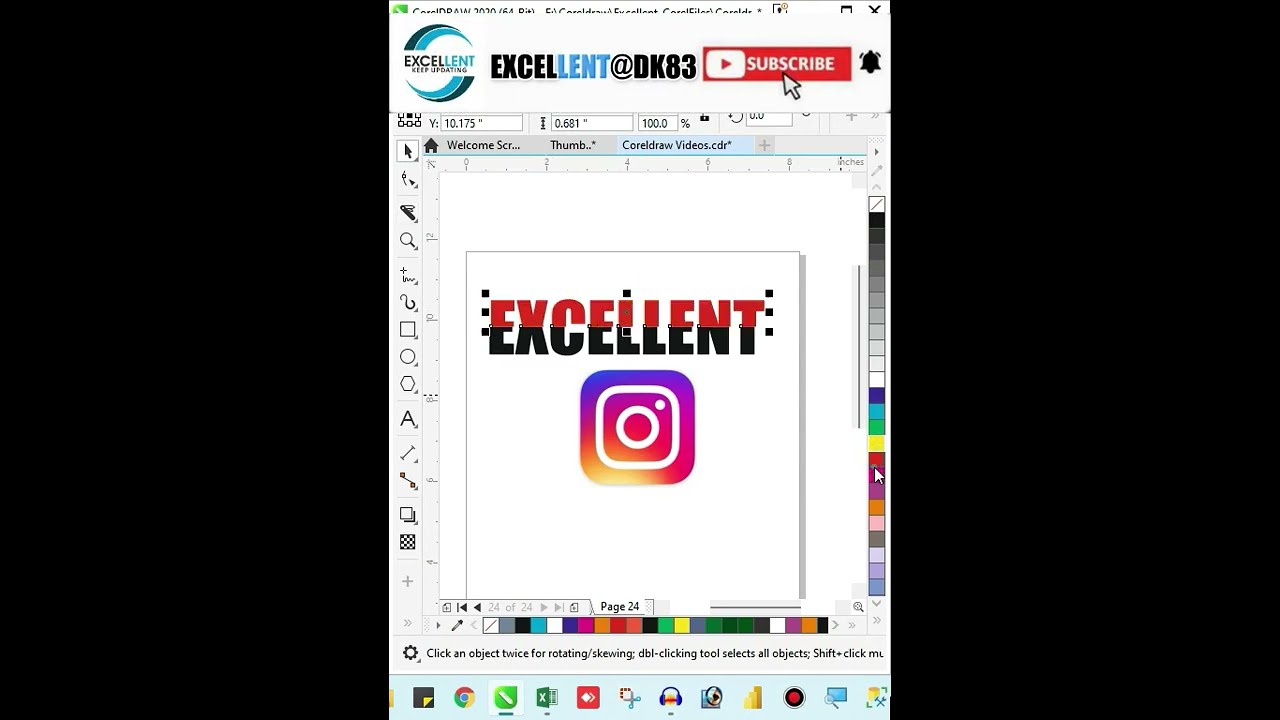 Use Of Knife Tool In CorelDRAW short shorts YouTube Use Of Knife Tool In CorelDRAW short shorts YouTube