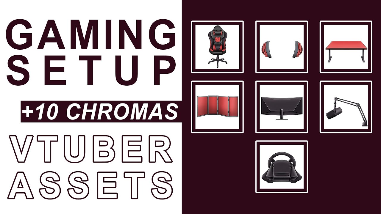 GAMING SETUP VTUBER ASSETS 3 YouTube GAMING SETUP VTUBER ASSETS 3 YouTube