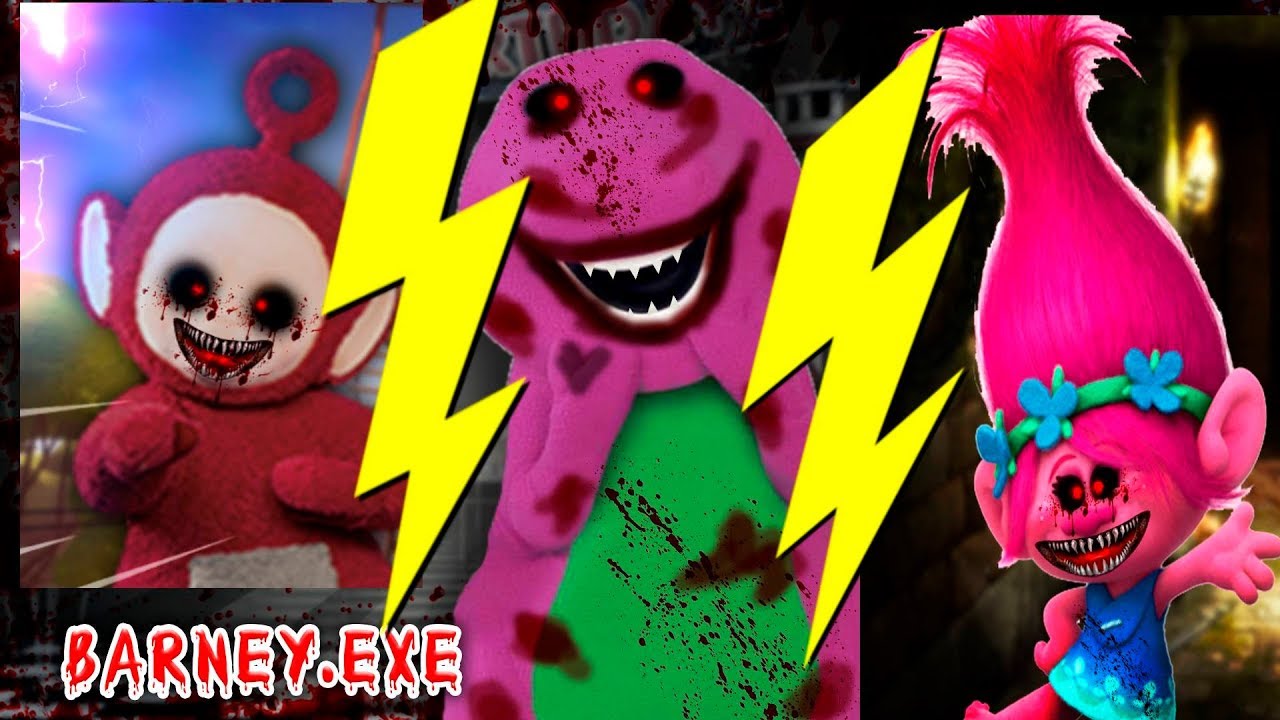 Minecraft - KIDS TV GOES EVIL - BARNEY.EXE POPPY.EXE AND THE ...