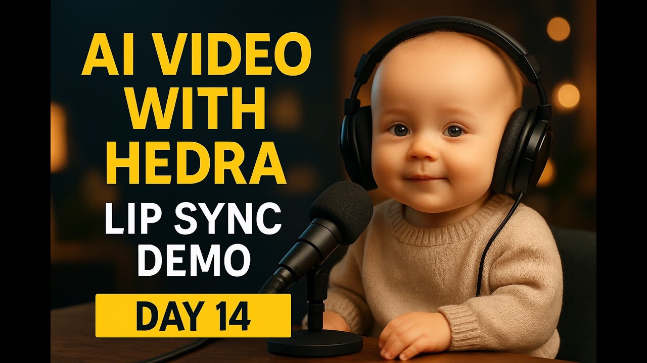 Create Stunning AI Lip Sync Videos with Hedra | Baby Avatar Podcast ...