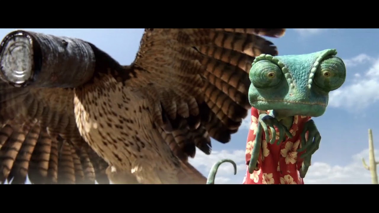 Rango hawk chase scene part 1. - YouTube